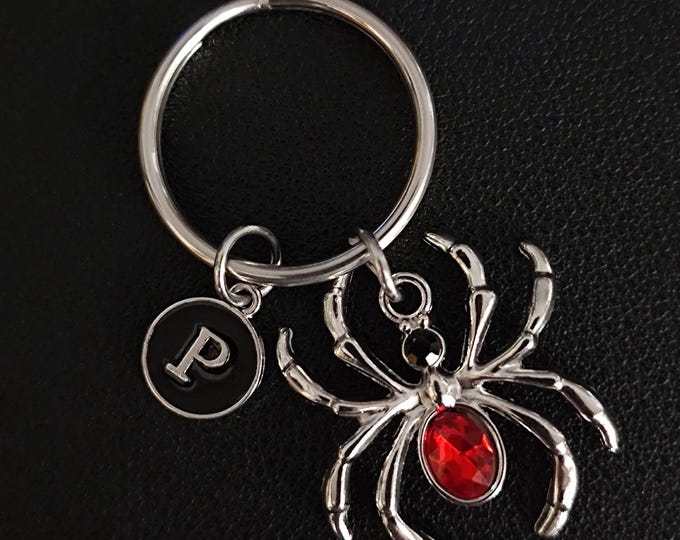 Spider Keychain - Etsy