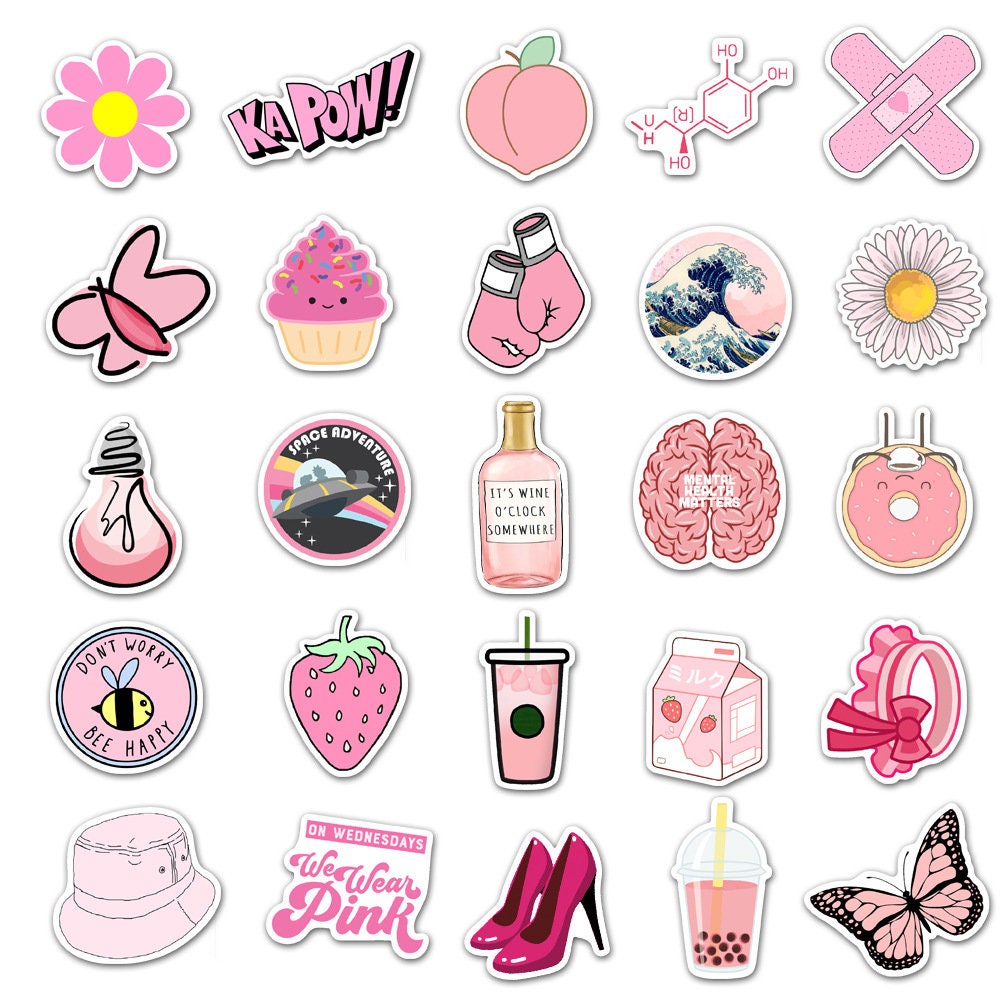 A95 Paquete de pegatinas de chica linda paquete de pegatinas | Etsy