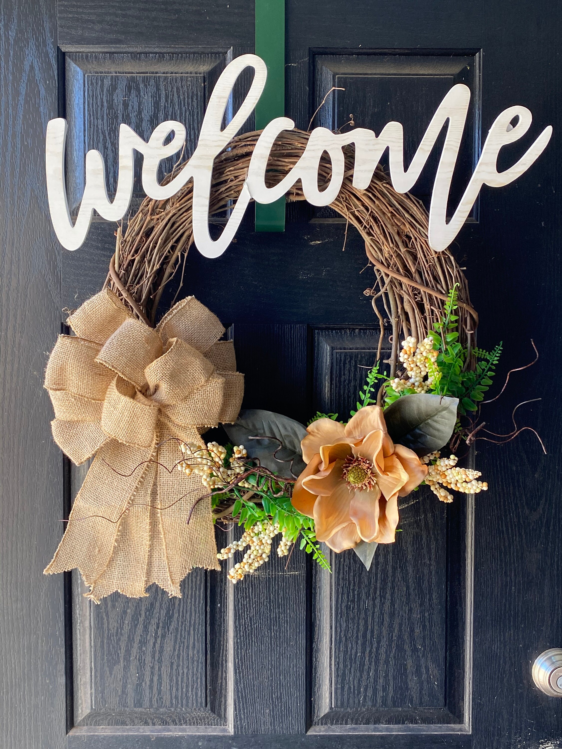 Welcome Wreath - Etsy