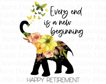 Retirement Gift Elephant - Etsy