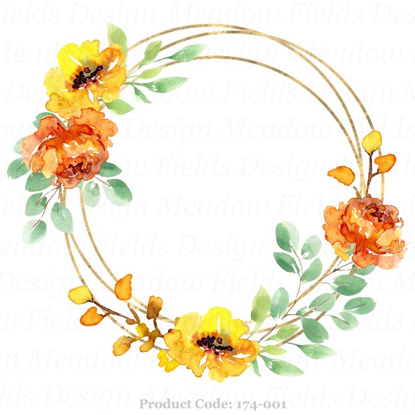 Pretty Fall Clipart - Etsy
