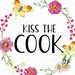 Kiss the Cook PNG Cook Clipart Chef Transfer Kitchen - Etsy