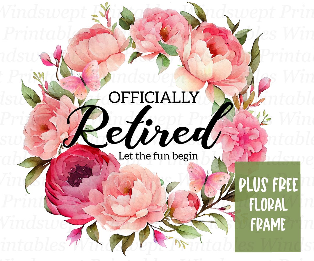 Officially Retired Clipart, Retired PNG Sublimation Designs, Waterslide ...