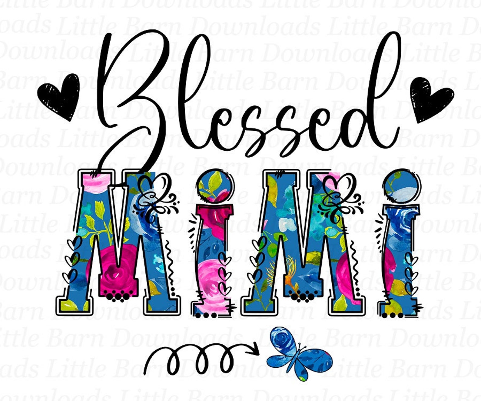 Blessed Mimi PNG Bundle, Mimi Clipart, Mimi Sublimation Graphics ...
