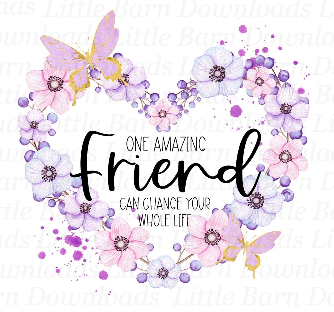 Friend Clipart, Amazing Friend PNG, Friendship Sayings, Bestie Clipart ...