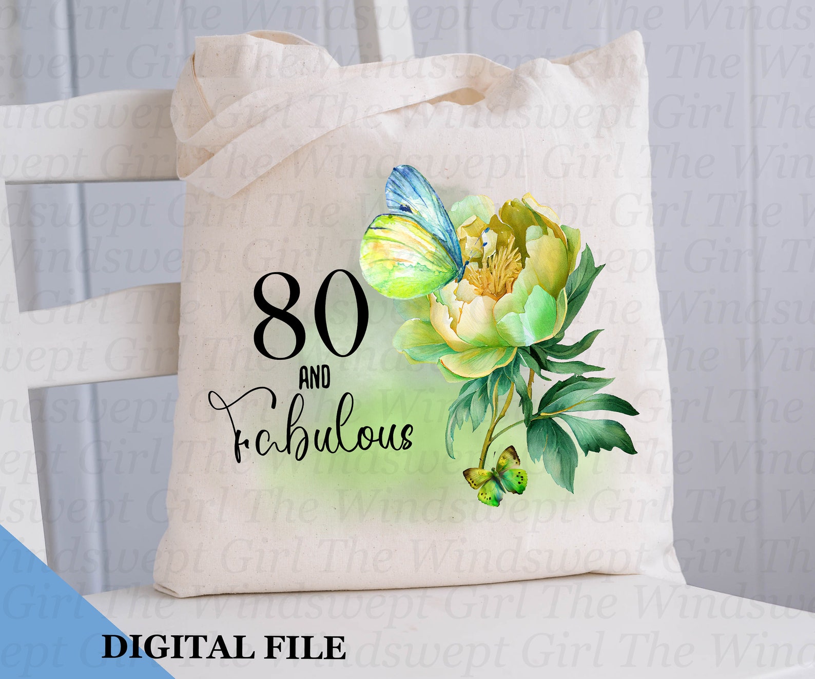 80 and Fabulous PNG, Birthday Clipart, Happy 80th Birthday Sublimation ...