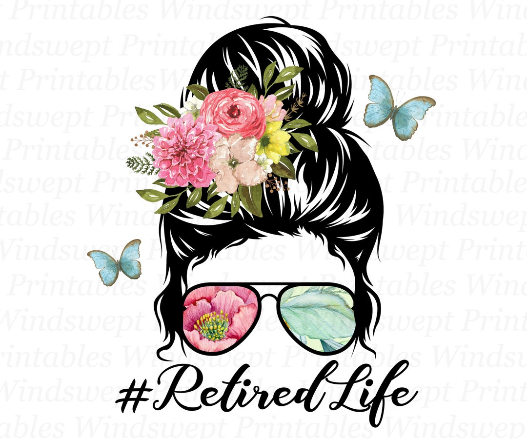 Retired Life PNG, Retired Clipart, Instant Digital Download, Retirement ...