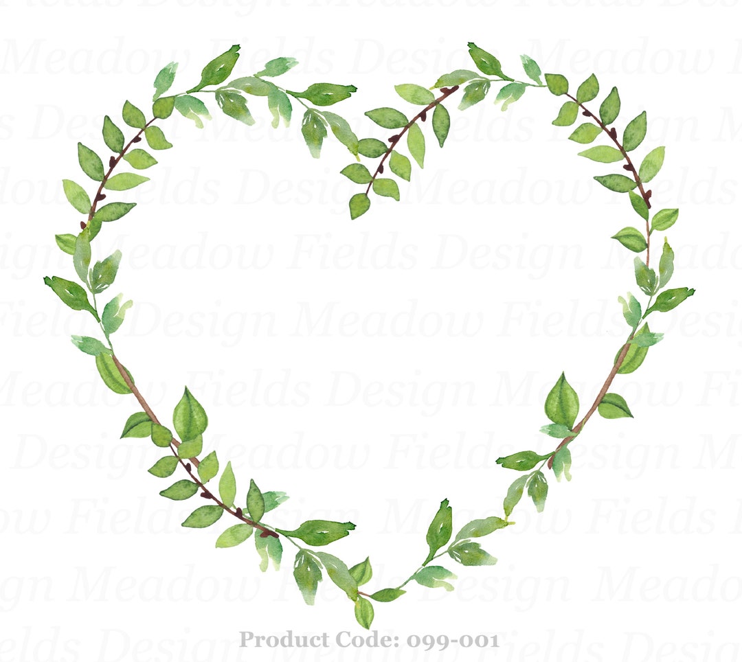 Leaves Digital Frame, Watercolour Leaves, Sublimation Graphics, Frame ...