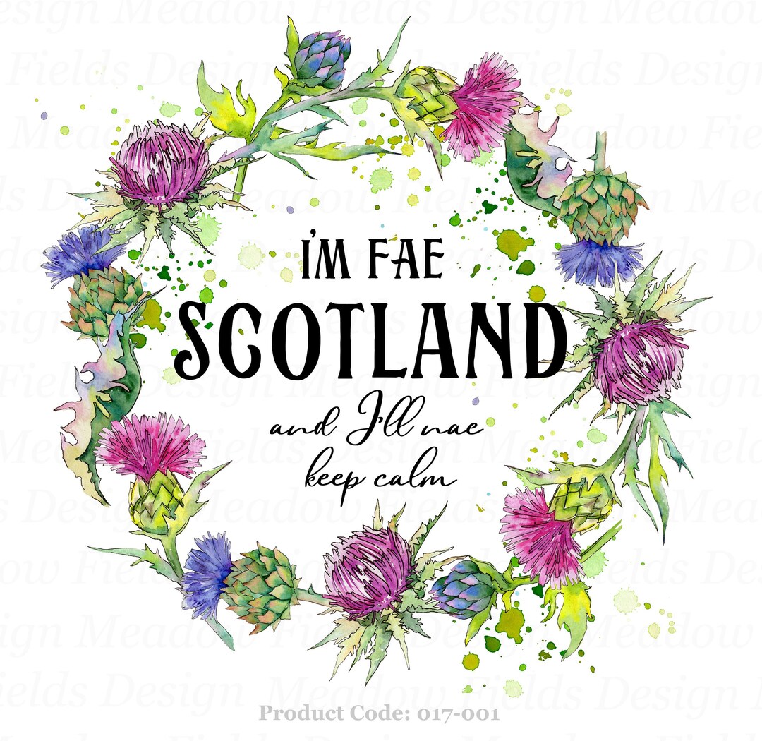 I'm Fae Scotland and I'll Nae Keep Calm Png From - Etsy