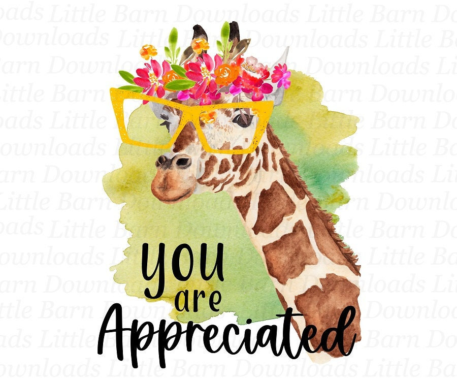 You Are Appreciated PNG Inspirational Clipart Employee - Etsy