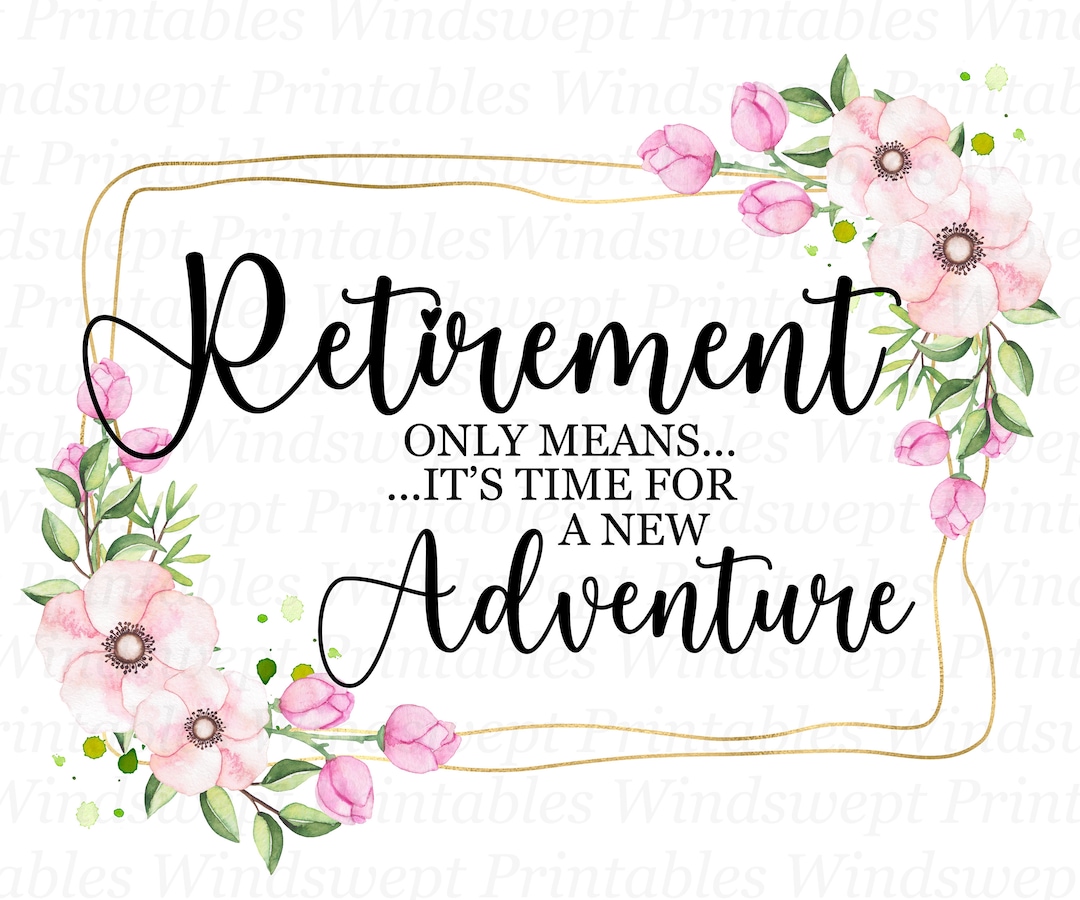 Retirement Clipart, Retirement PNG, You're Retired, Sorry You're ...