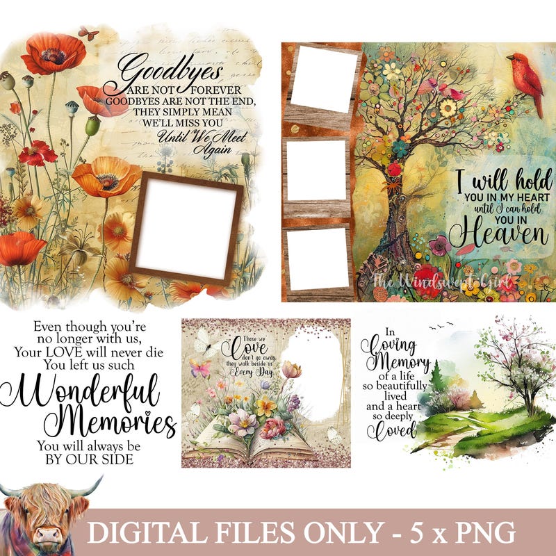 In Memory of Png - Etsy