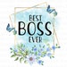 Best Boss Ever Clipart Bundle, PNG Sublimation Files, Instant Download ...