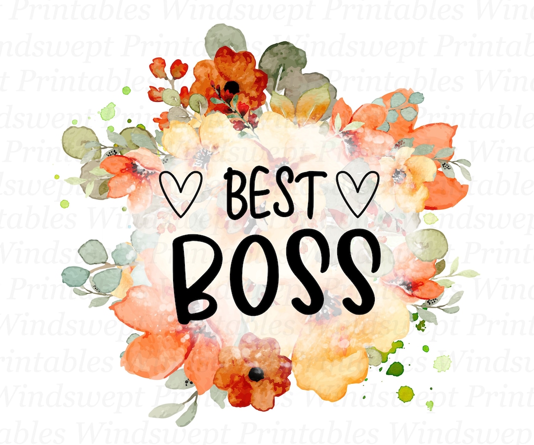 Best Boss Png, Thank You Boss, Gift for Boss, Boss Print, Boss ...