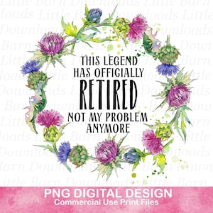Retirement PNG Bundle, Retirement Clipart, I'm Retired, Sublimation ...