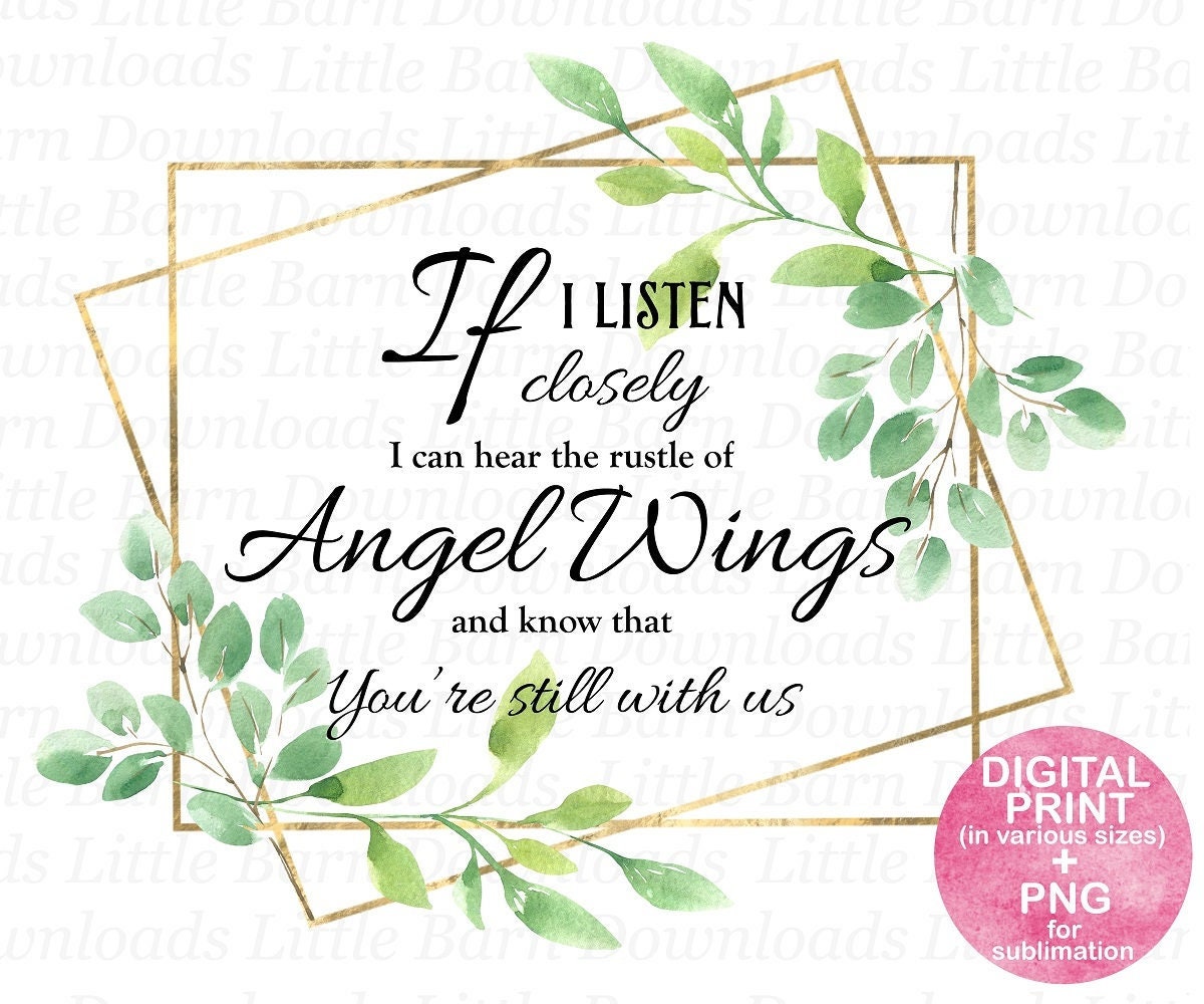 Angel Wings Digital Print 8 X 10 Prints A4 Print PNG - Etsy