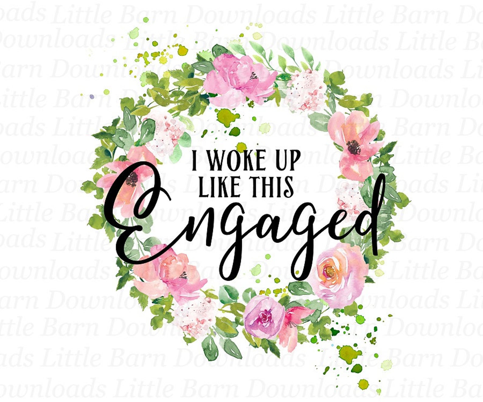 Engaged Clipart Engagement PNG Bundle You're Engaged - Etsy UK