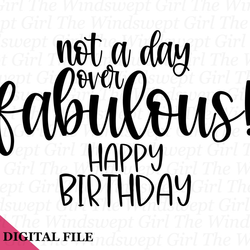 Fabulous Birthday - Etsy