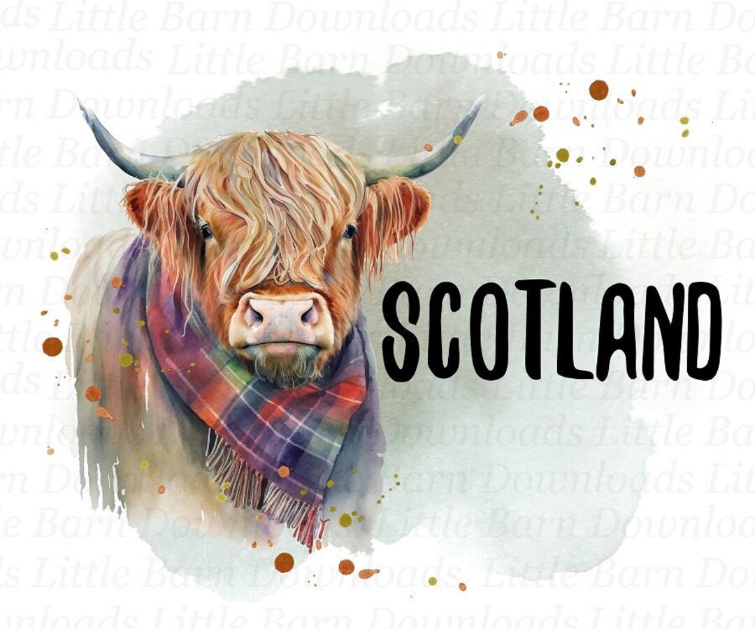 Scotland Clipart, Instant Download, Sublimation Graphics, Scottish PNG ...