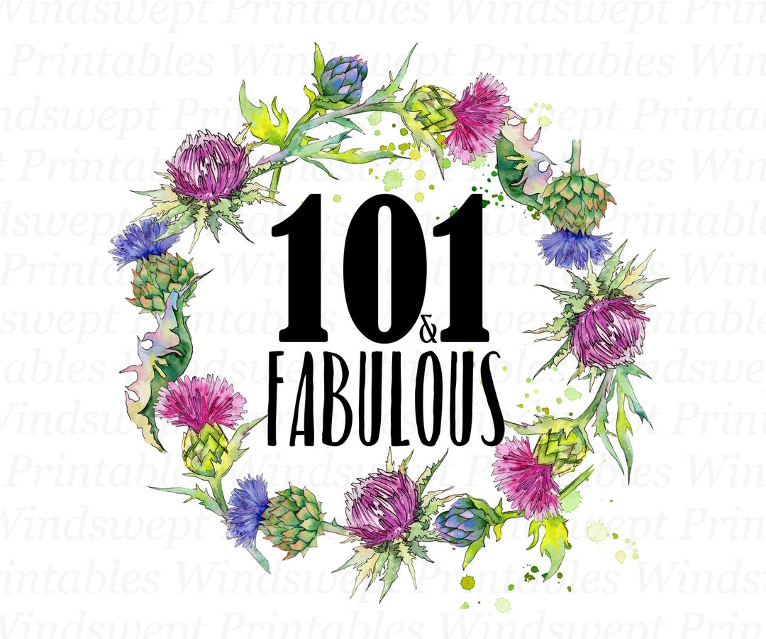 101 and Fabulous Png, 101 Birthday Png, Happy Birthday Png, My Birthday ...