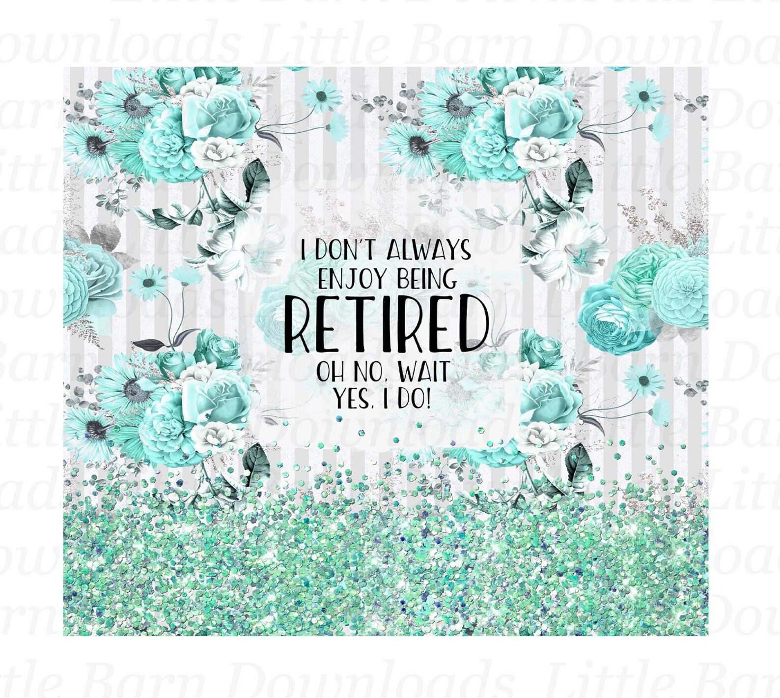 Retirement Clipart 20oz Sublimation Tumbler Tumbler - Etsy