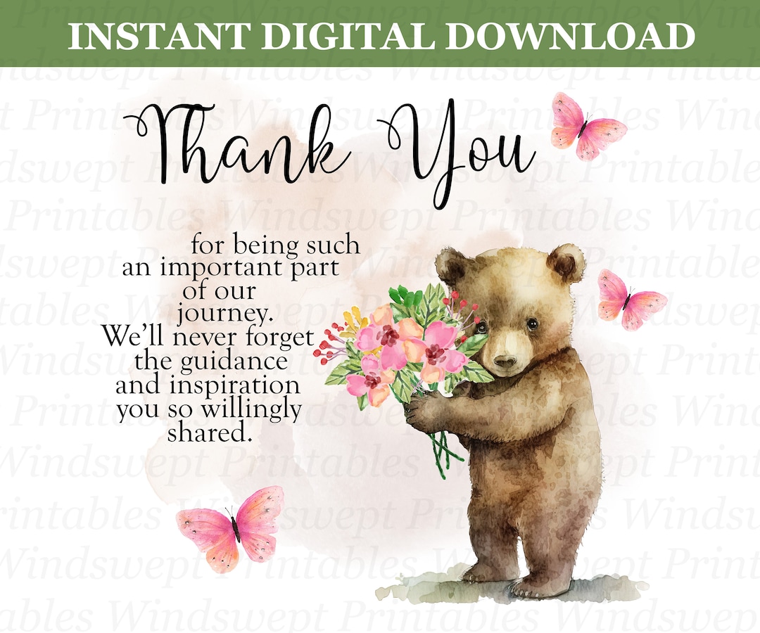 Thank You for Being Part of Our Journey PNG Thank You - Etsy