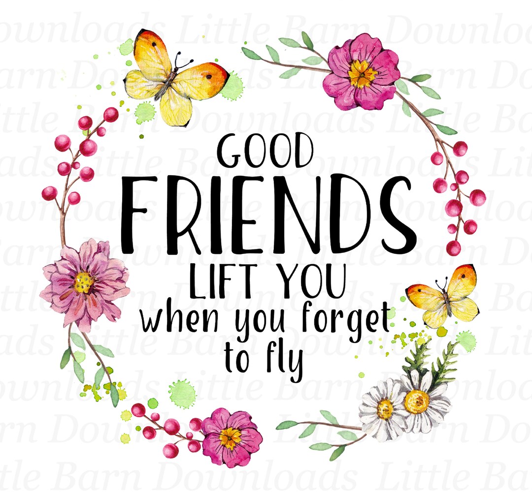 Good Friends PNG, When You Forget to Fly, Friend Clipart, Friendship ...