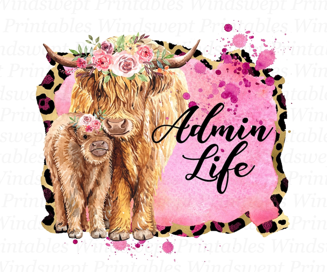 Admin Life PNG Admin Clipart Administration Print - Etsy