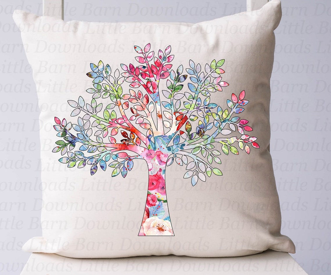 Tree Sublimation Family Tree Sublimation Watercolour Pngs - Etsy