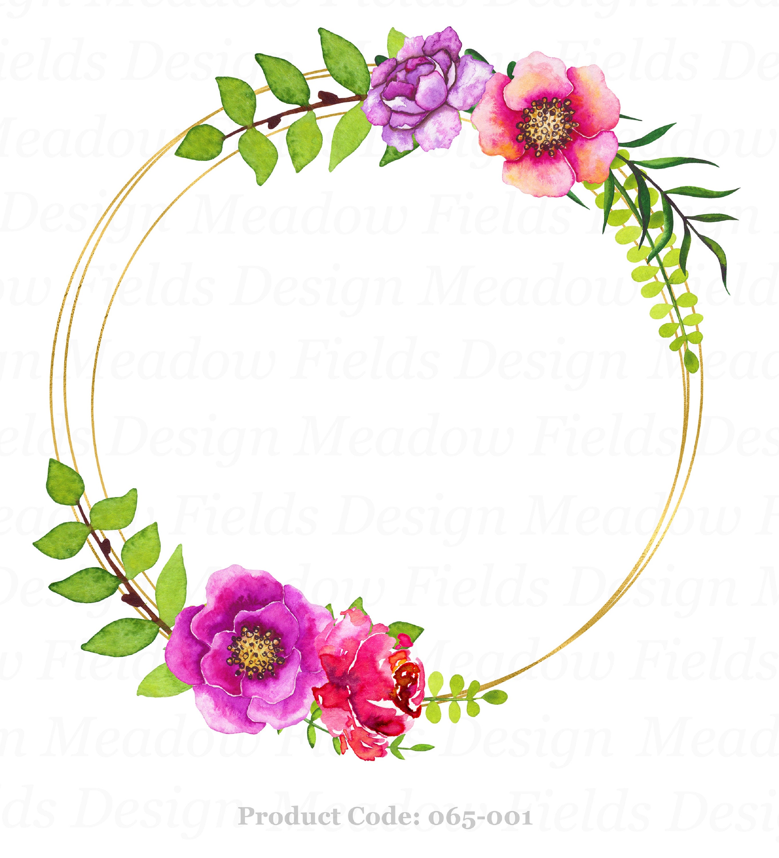 Purple flowers on gold frame png floral sublimation frame | Etsy