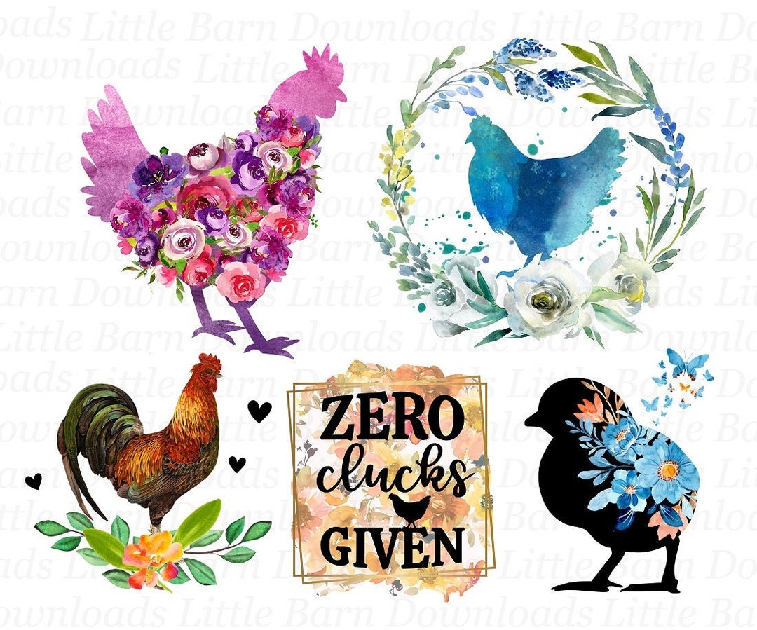 Chicken PNG Bundle, Chick Clipart, Rooster Png, Sublimation Graphic ...