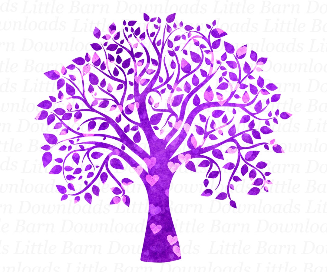 Tree Clipart, Family Tree Sublimation, Watercolour Pngs, Tree of Life ...