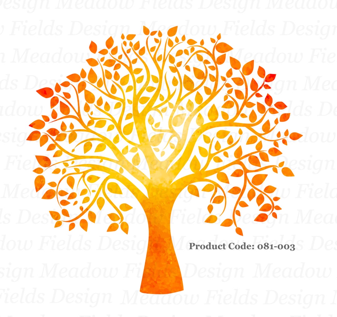 Tree of Life Sublimation Family Tree Sublimation Watercolour - Etsy
