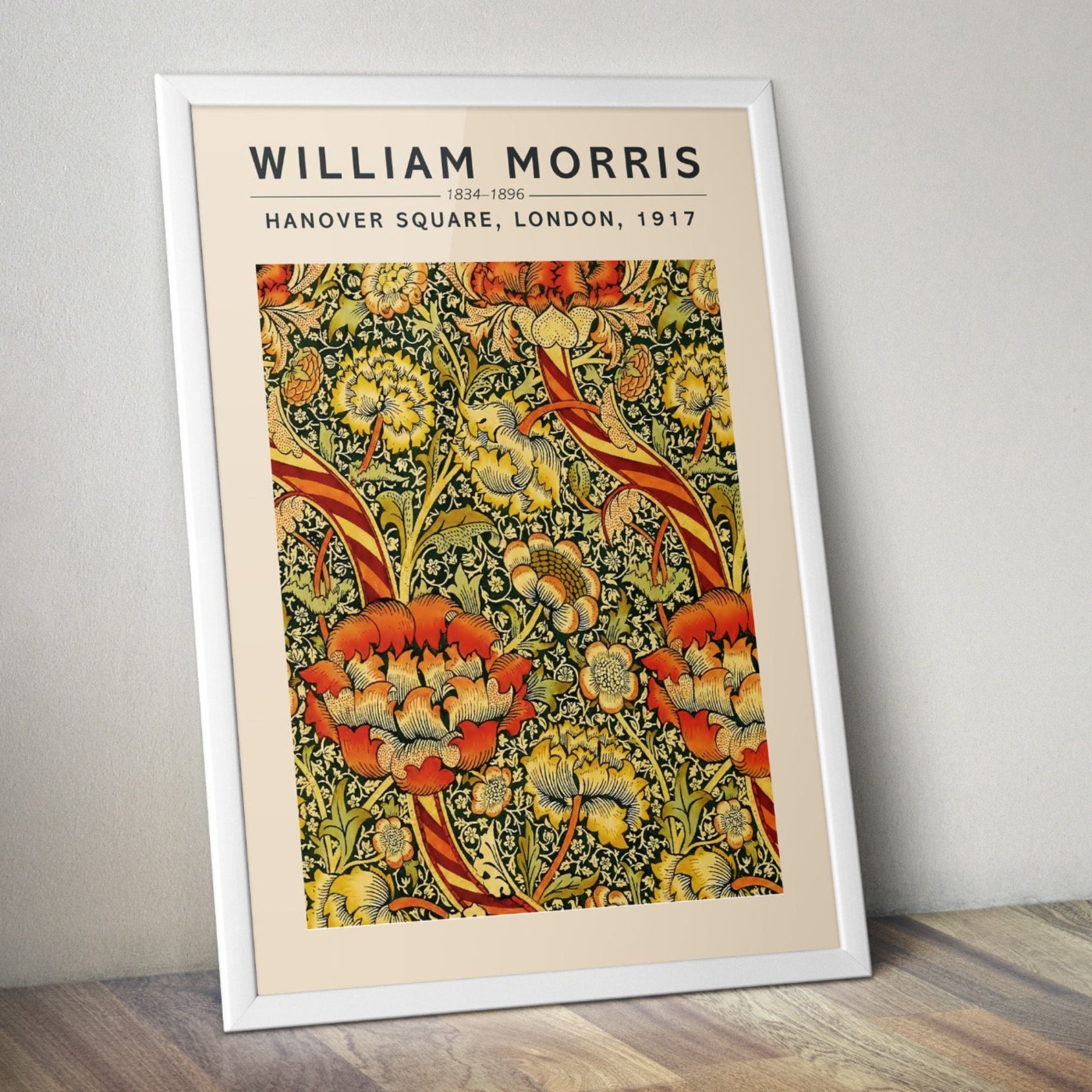 William Morris Fine Art Print William Morris Affiche | Etsy