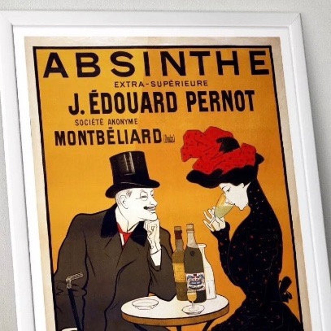 Vintage Absinthe Poster Absinthe Print Wall Art | Etsy