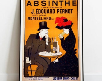 Absinthe Print: Vintage French Robette Drinks Advert Poster - Etsy UK