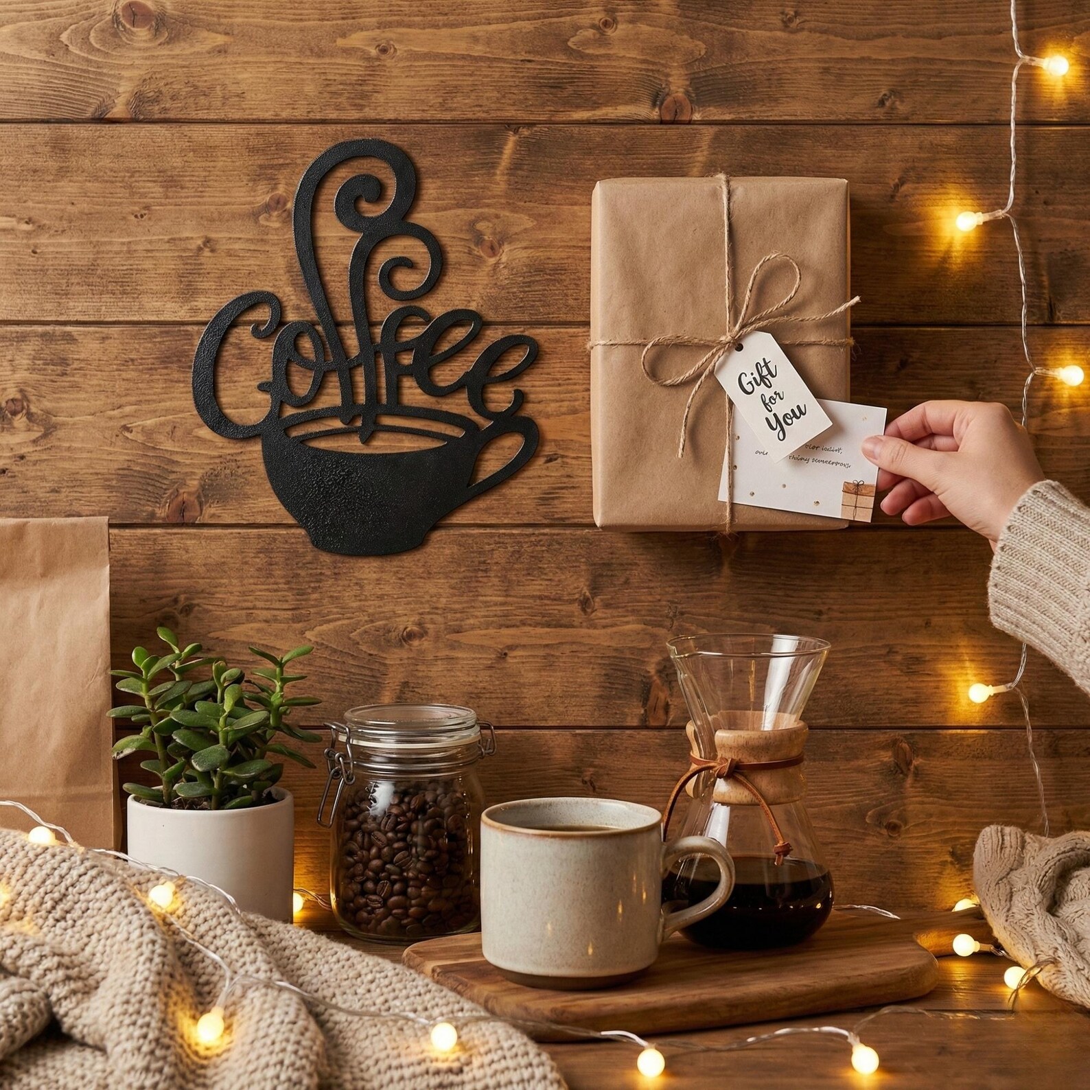 Coffee Cup Metal Sign for Kitchen, Farmhouse Café Bar Accent - Etsy