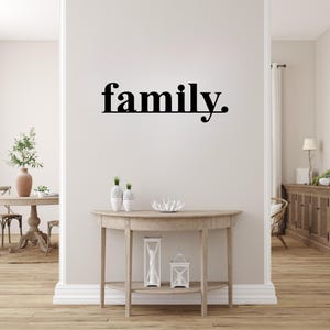 Family Metal Word Art, Indoor Outdoor Family Metal Sign, Family Metal ...