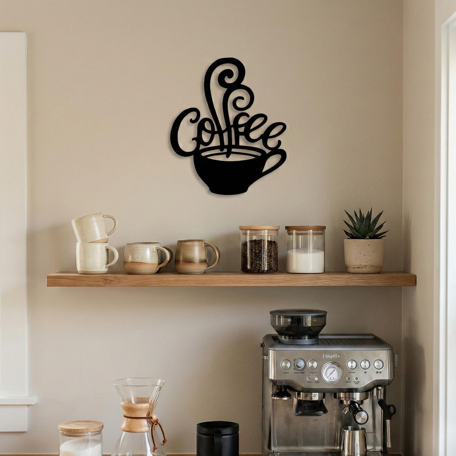 Coffee Cup Metal Sign for Kitchen, Farmhouse Café Bar Accent - Etsy