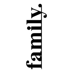 Family Metal Word Art, Indoor Outdoor Family Metal Sign, Family Metal ...