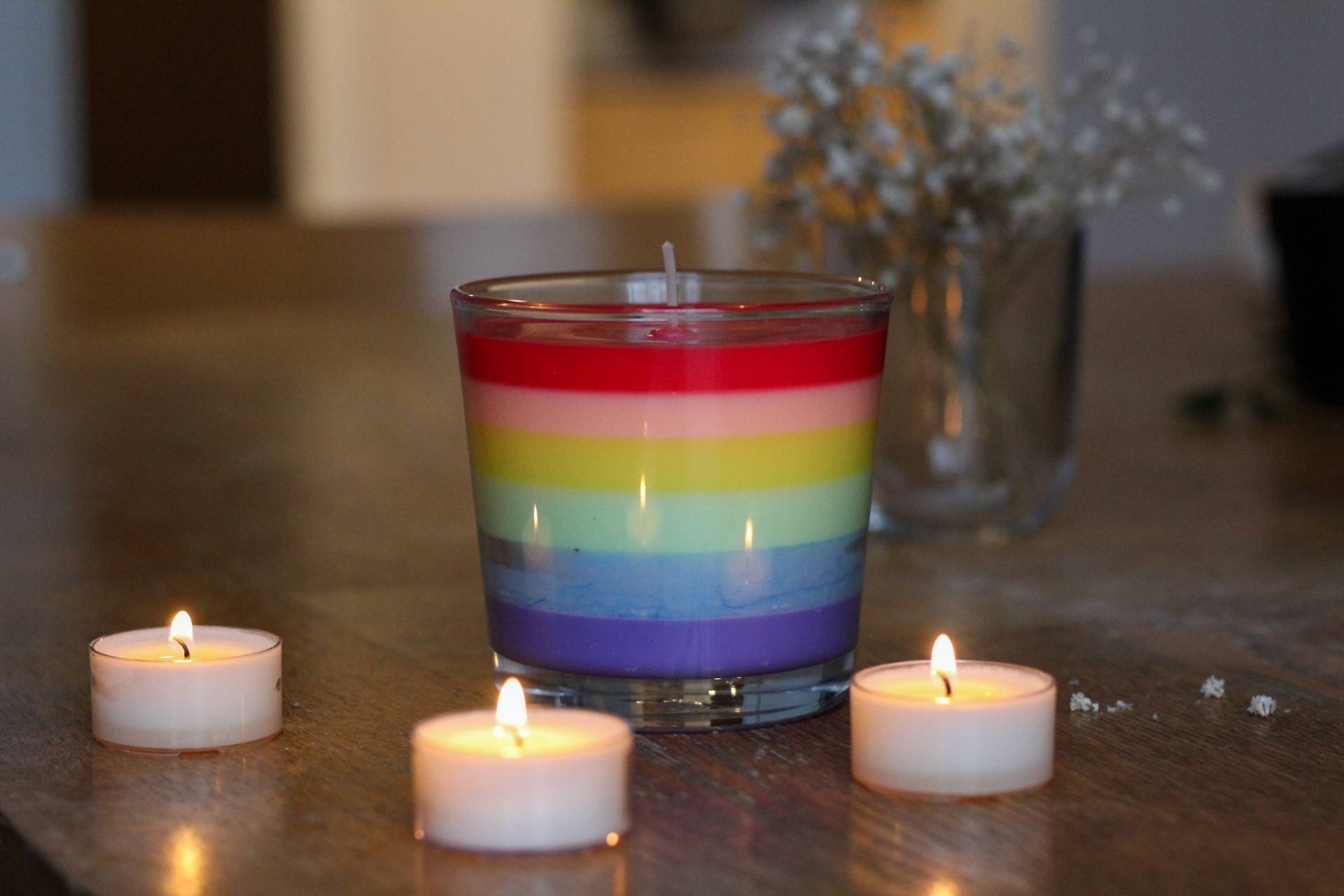 LGBT 6 Layer Soy Candle 200ml Candles Home Décor Candles & Holders etna ...