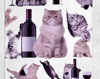 Funny Cat Blanket - Etsy