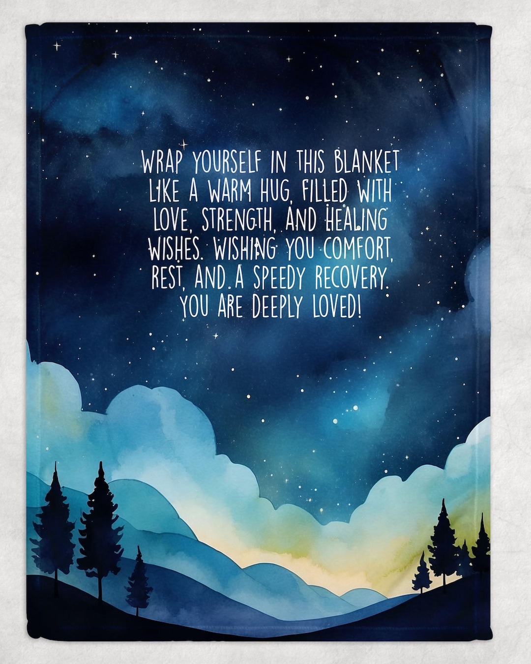 Get Well Soon Blanket, Get Well Blankets for Patient, Get Well Gifts ...