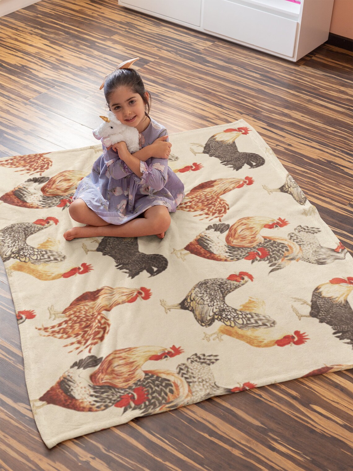 Rooster Blanket Rooster Throw Blanket Rooster Fleece - Etsy