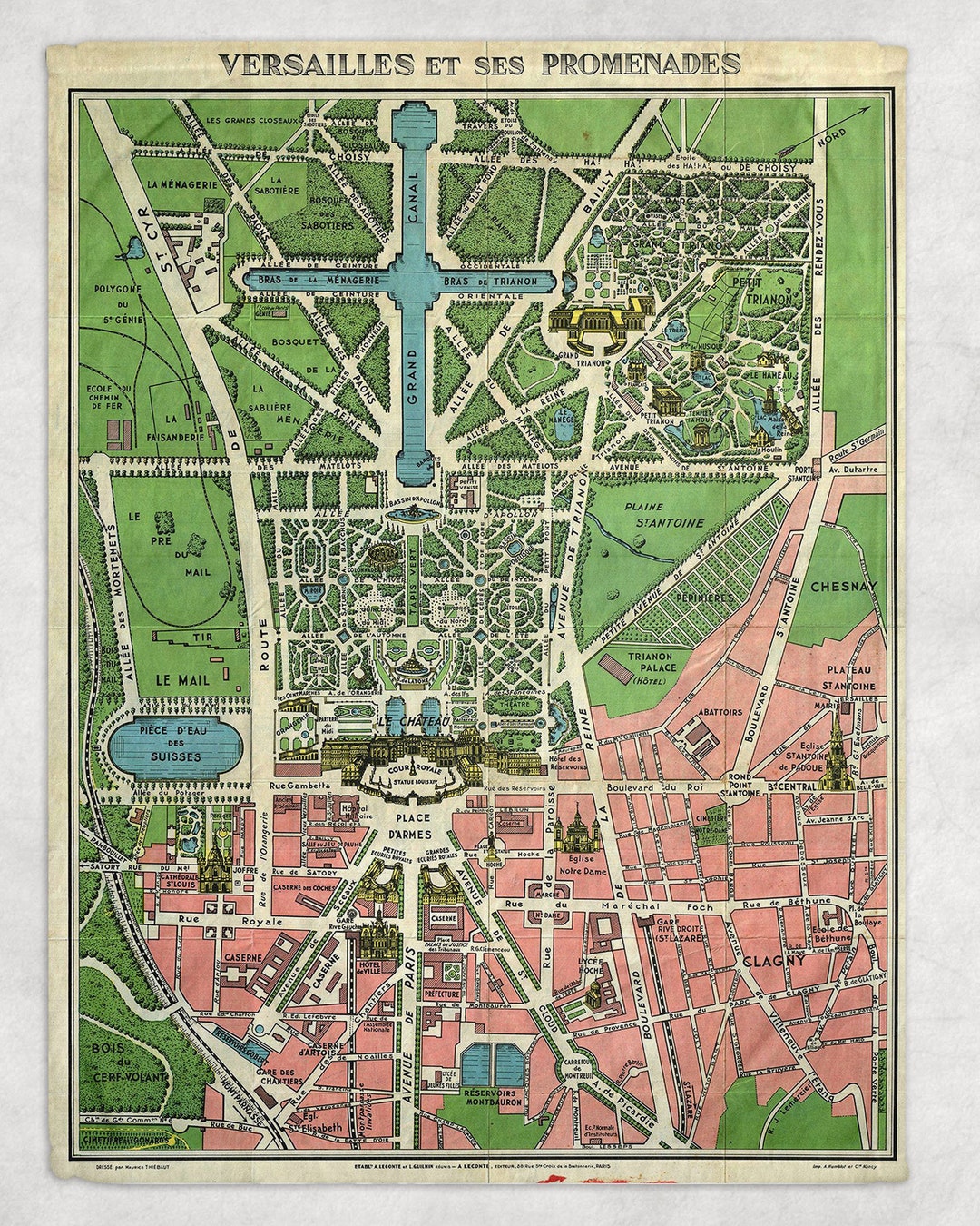 Palace of Versailles Map Blanket - Palace of Versailles Blanket ...