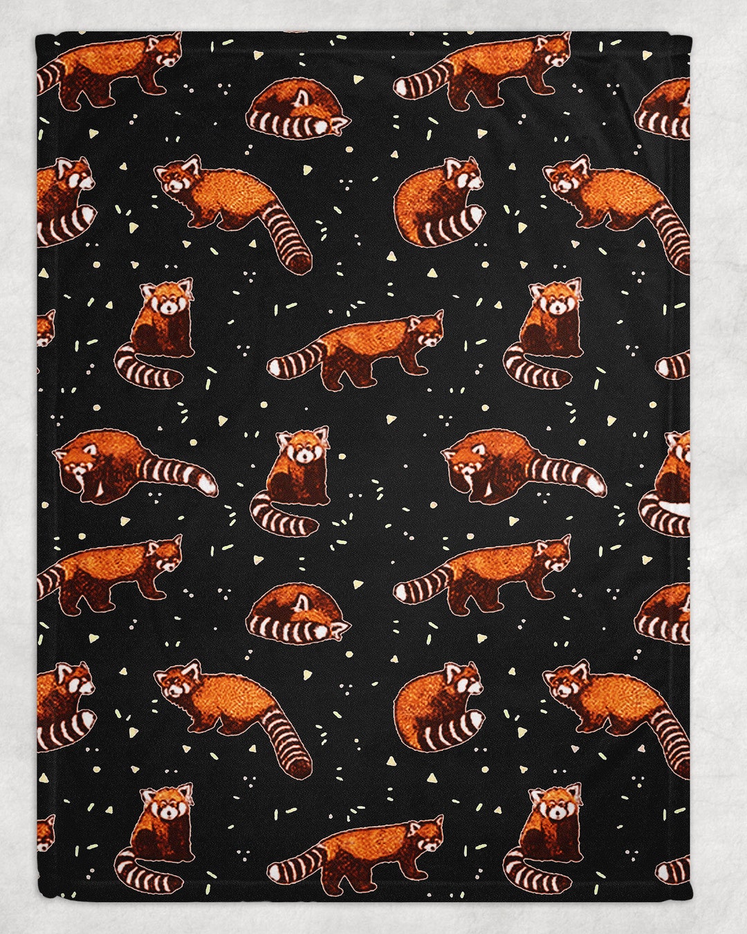 Cute Red Panda Blanket - Red Panda Throw Blanket - Red Panda Fleece ...