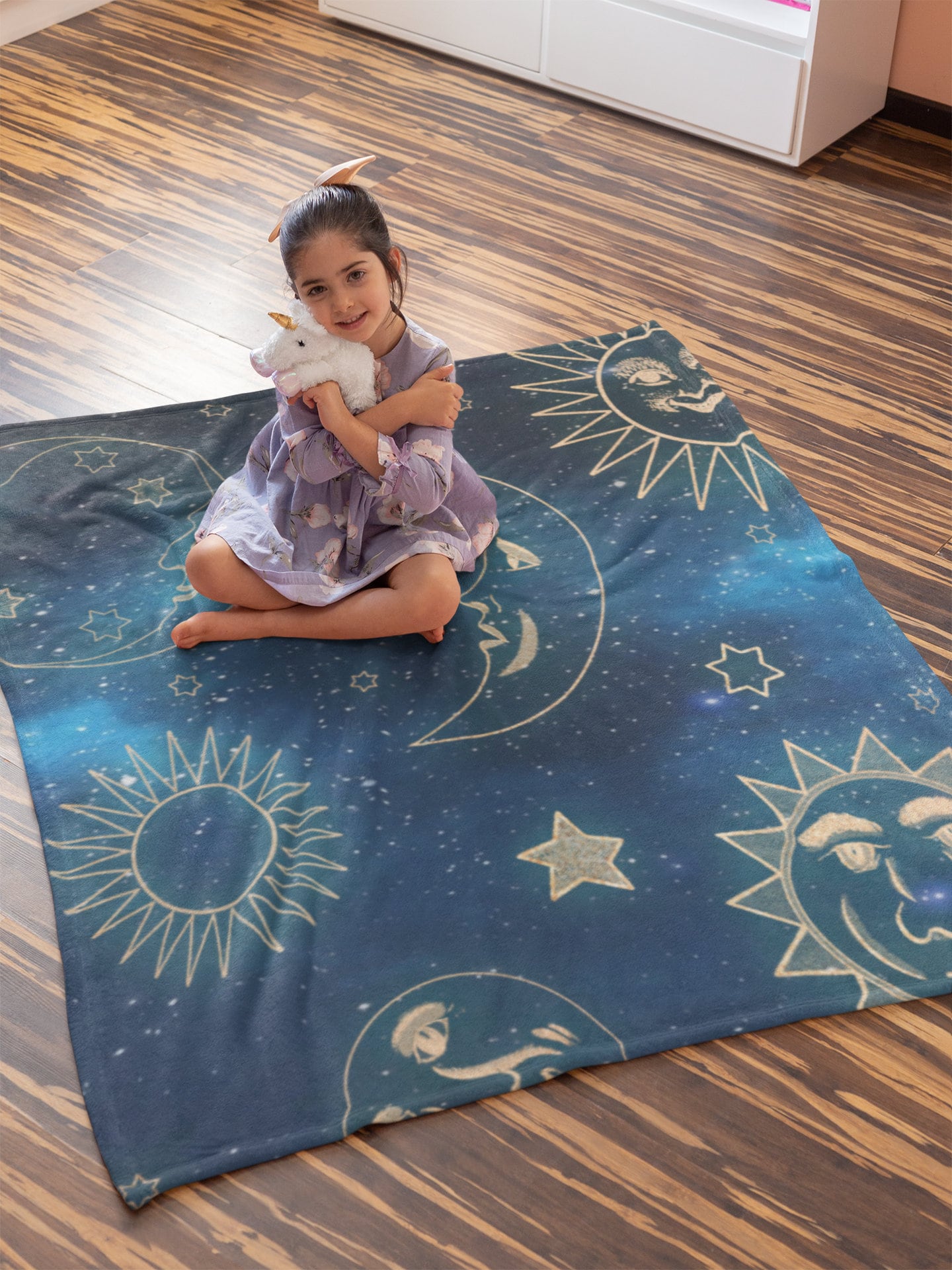 Celestial snuggly fleece Blanket, cosy, outdoors sold by Comparative ...
