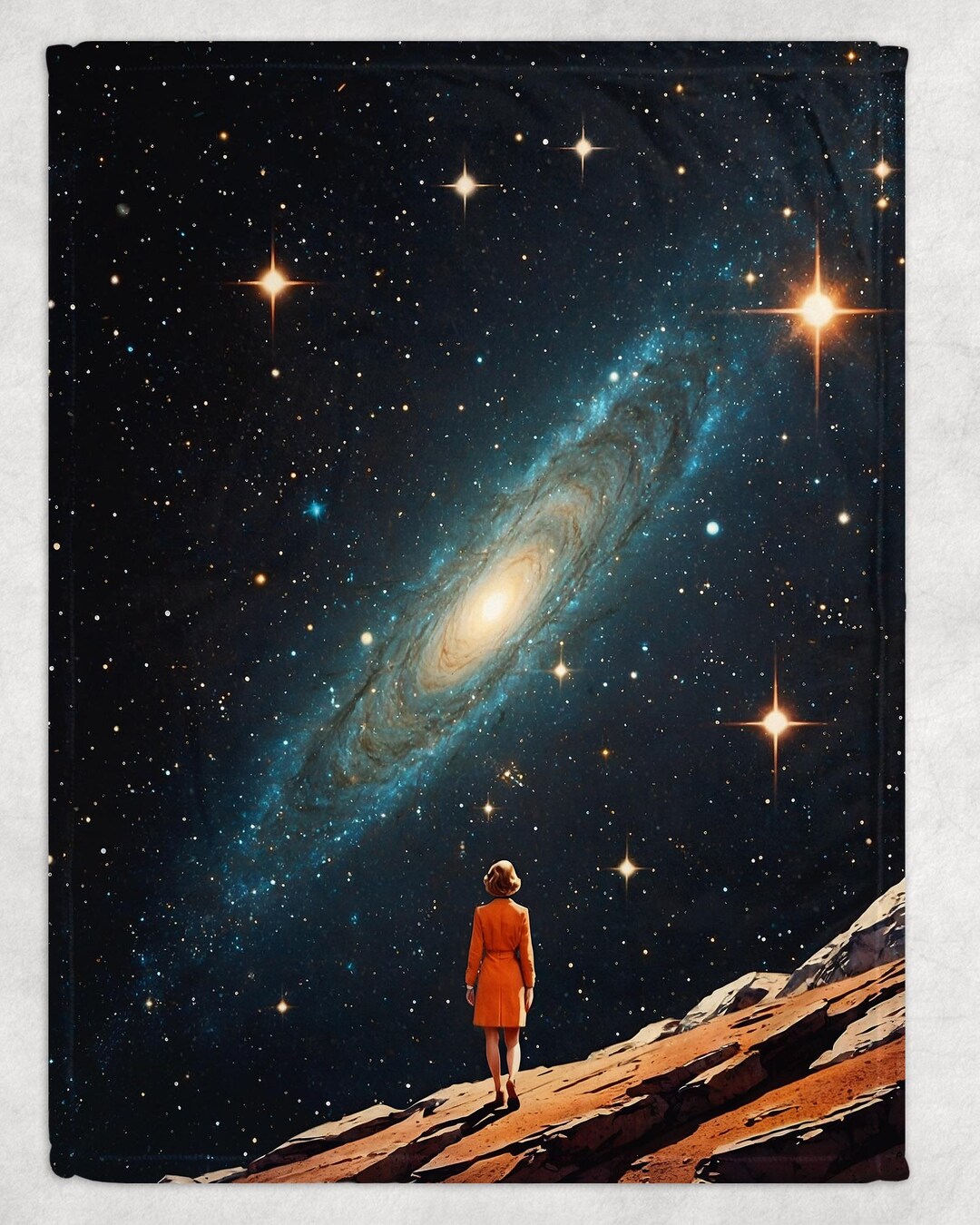 Night Sky Blanket, Celestial Blanket, Space Blanket, Star Blanket ...