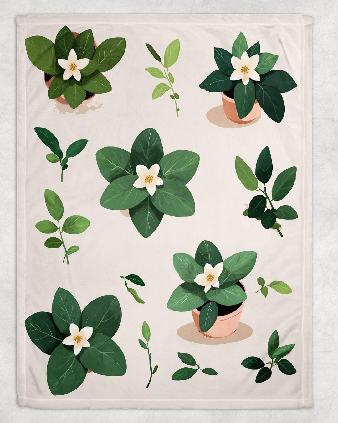 Hoya Chart Plant Lover Cozy Fleece Blanket - Etsy