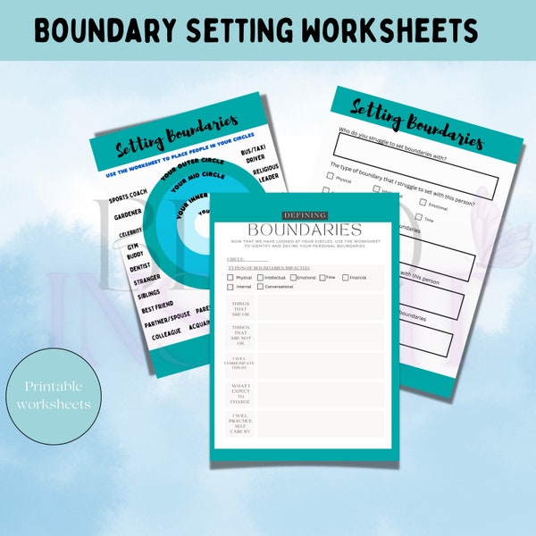 Cbt Worksheets for Kids - Etsy